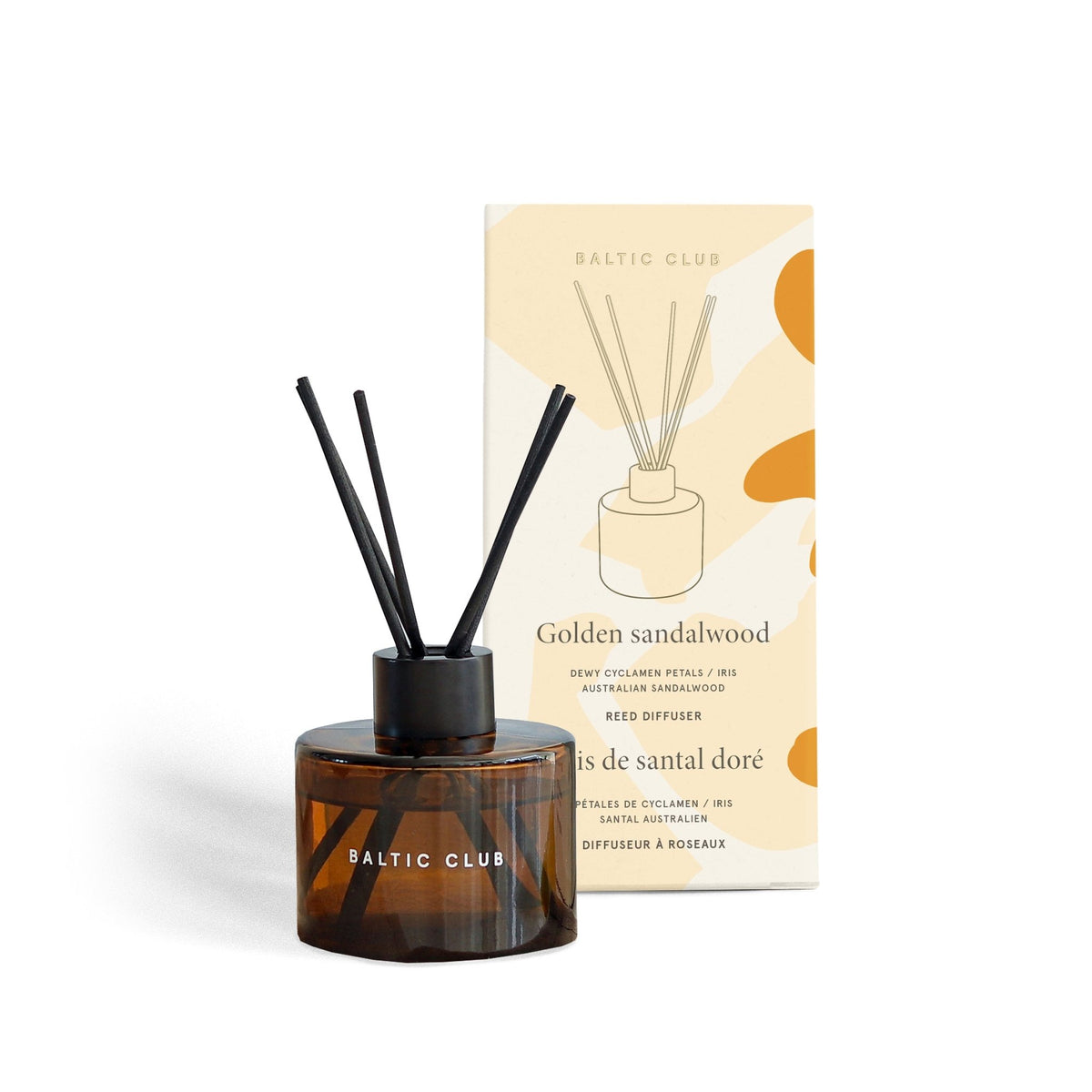 Golden Sandalwood Reed Diffuser | Baltic Club – Montréal